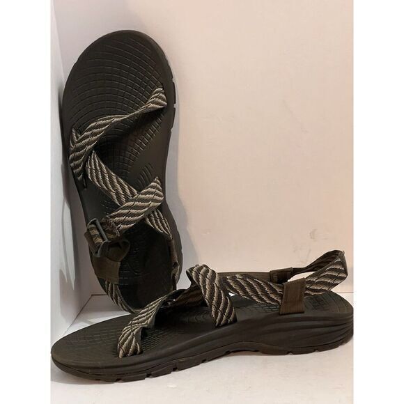 Chaco | Shoes | Chaco Mens Size 3 Black Brown Sport Sandals Eco Tread ...